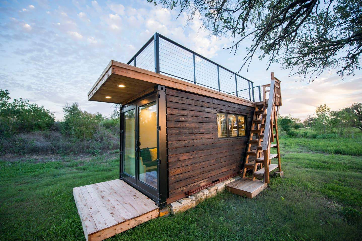 shipping crate tiny house